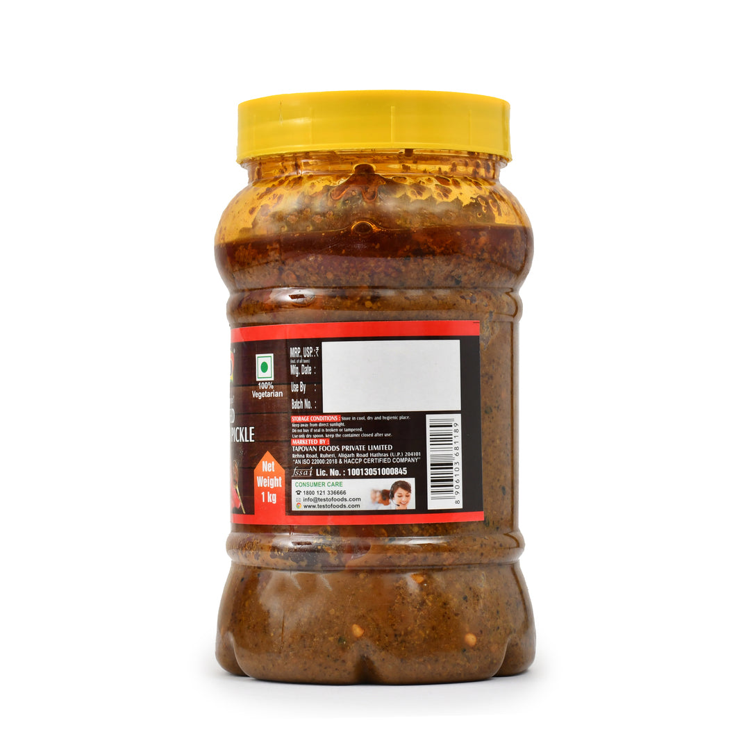 Red Chilli Pickle - Stuffed - 1kg – Tapovan Foods Pvt Ltd